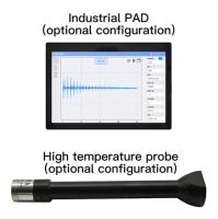 China Electromagnetic Couplant-Free Ultrasonic Thickness Gauge 1.0-2000mm A/B Scan Metal Wall Thickness Tester with High Temperature Probe for sale