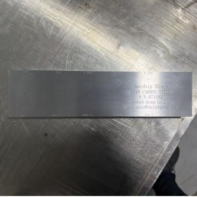 China NAVSHIPS Standard UT Calibration Block for Marine NDT Inspection for sale