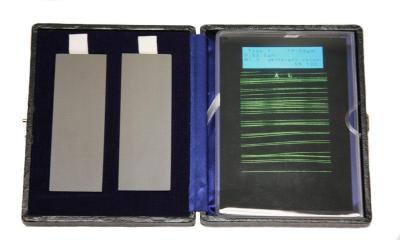 China Type I Chromium-Plated Sensitivity Test Panel for Penetrant Testing 10μm 20μm 30μm 50μm for sale