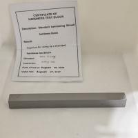 China 14*14*153mm 210-230 BHN Telebrineller Hammering Brinell Hardness Test Block Portable Brinell Hardness Reference Block for sale