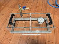 China Marine Weld Vacuum Box / Vacuum Testing Box for Ship Hull Bottom Plate Weld Tightness Test, NDT Weld Leak Detector for sale