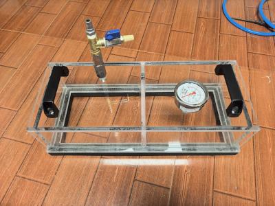 China Marine Weld Vacuum Box / Vacuum Testing Box for Ship Hull Bottom Plate Weld Tightness Test, NDT Weld Leak Detector for sale