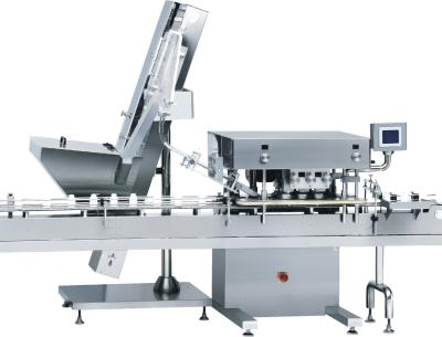 China TIANHE Bottle Jar Cans Screw Type Capping Machine Speed 30-60 bottles/min for sale
