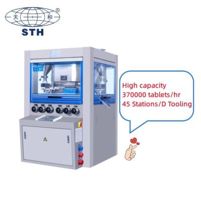 China TIANHE High Speed Herbal Pharmaceutical Tablet Compression Machine Speed 60rpm/min for sale