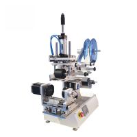 China TIANHE Adhesive Sticker Semi Auto Labeling Machine For Plastic Flat Bottle for sale