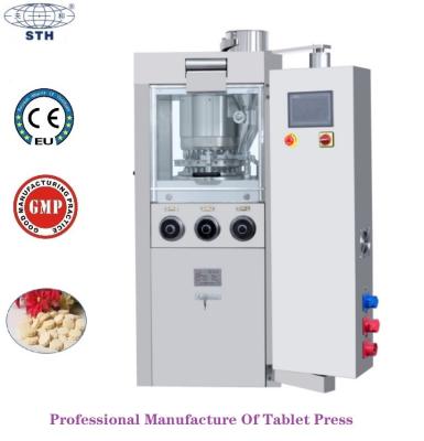 China 80KN Effervescent Tablet Rotary Pill Press PLC Touch Screen Control for sale