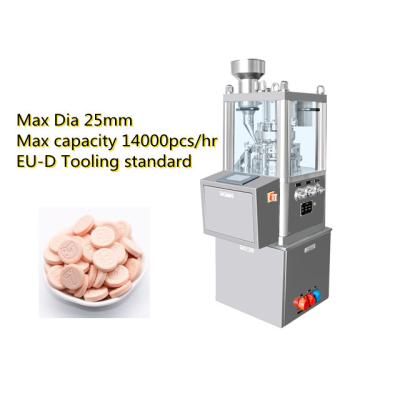 China TIANHE 8 Stations tablet diameter 25mm Lab Tablet Press Machine D Tooling for sale
