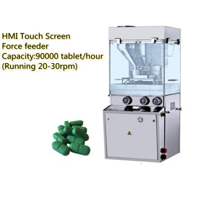 China TIANHE Oval Shape 19mm Tablet Pressing Machine B Tooling Force Feeder for sale
