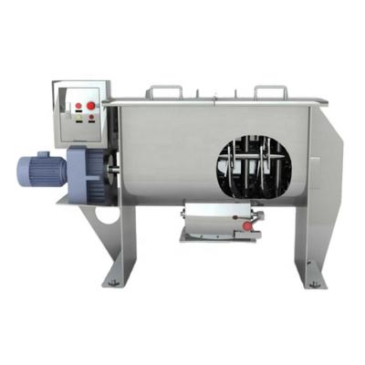 China TIANHE Horizontal 200L Stainless Steel Ribbon Type Through Mixer Blender for sale