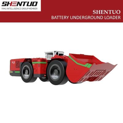 China SL14 Battery Sawppable Battery Underground Loader Pure- Electricity 6cbm Underground Mining Wheel Loader for sale