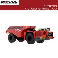 China ST54 Underground Mining Equipment 54ton Tunnel Mine Rock Wheel Underground Dump Truck for sale