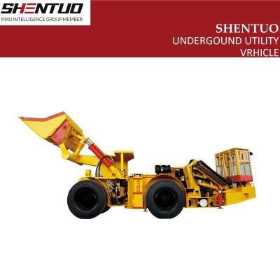 China Underground Multipurpose Utility Vehicle for Mining Underground Loader and Lift Table in One Equipment for sale