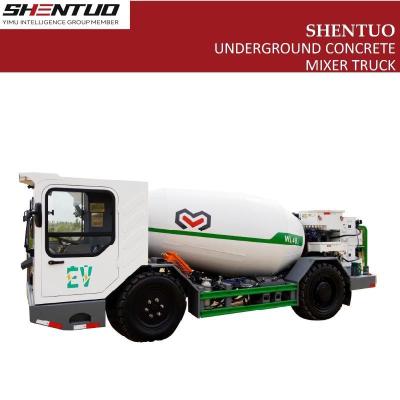 China Wl4bj Explosion Proof Underground Coal Mine Equipment Battery Driven Concrete Mixing Truck for sale