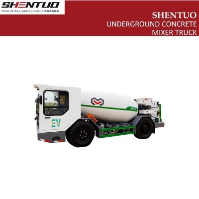 China Wl4bj 4m&sup3; Explosion Proof Electric Concrete Mixer Truck for Underground Coal Mining for sale