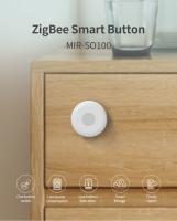 China Emergency Zigbee Panic Button 2.4GHz 100m Communication Distance Tuya Zigbee Button for sale