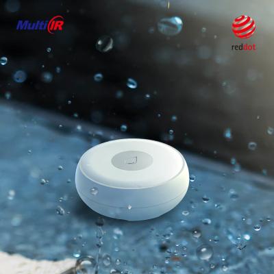 China IP65 Waterpoof Tuya zigbee water leak sensor CR2032 Battery Powered for sale