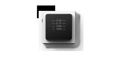 China Multifunction Smart ​Tuya WiFi Air Quality Monitor For PM2.5 HCHO CO2 Detecting for sale