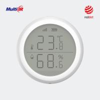China LCD Screen Zigbee Temperature Humidity Sensor 2.6V Tuya Zigbee Thermometer for sale