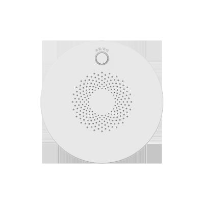 China Smart Life Tuya Zigbee Smoke Detector Home Assistant 90x37mm Low Battery Reminder for sale