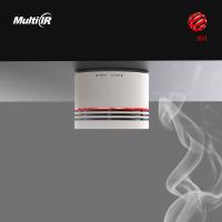China CR123A Battery Smart Smoke Detector Wifi 70m Communication Distance for sale