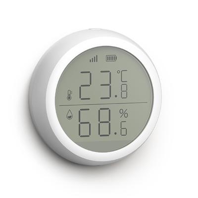 China 2.4GHz Zigbee Temperature Humidity Sensor 30mA 1 Year Battery Life for sale