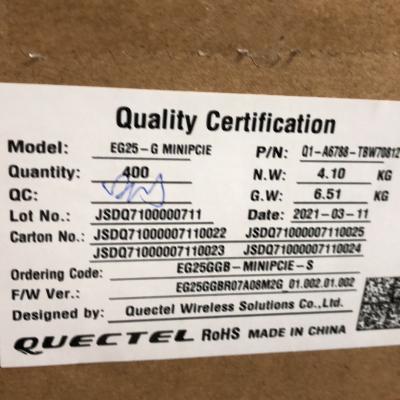 China EC25-G Originals Wifi Wireless Module Embedded GNSS Optional GCF for sale