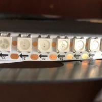 China Full Color WS2812B LED Strip 144 30 60 5V Input Voltage White Black for sale