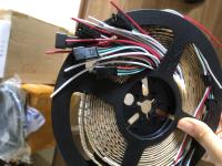 China Full Color WS2812B LED Strip 144 30 60 5V Input Voltage White Black for sale