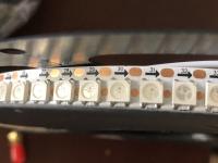 China Full Color WS2812B LED Strip 144 30 60 5V Input Voltage White Black for sale
