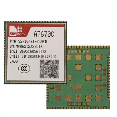 China SIM A7670C 4G LTE Module CAT1 SMT Type LTE-FDD/LTE-TDD/GSM/ GPRS/EDGE Module for sale