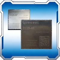 China Quectel EC25-AF is  LTE Cat 4 module optimized for M2M and IoT applications, delivering maximum data rates of 150 Mbps downlink and 50 Mbps uplink. Designed for the North American market, this module for sale