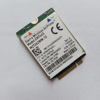 China Sierra Wireless  EM7445 is a high-speed 4G LTE-Advanced Pro Cat.6 wireless communication module in M.2 form factor, designed to provide global wide-area mobile network connectivity for notebook for sale