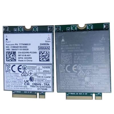China T77W968 DW5821e 4G LTE Module - Plug & Play M.2 WWAN Solution DW5821e (T77W968) Qualcomm X20 LTE Modem M.2 Key B WWAN Card T77W968 DW5821e 4G LTE Module for  Latitude 7300 7400 7540 7740 for sale