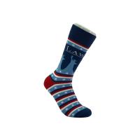 China Print Pattern Type Men's Casual Socks Non Slip Football Grip for Winter Comfort for sale