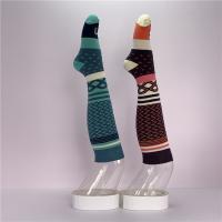 China Print Pattern Women Wool Skiing Knee Warm Long Sports Knitted Socks Thick Sport Socks for sale