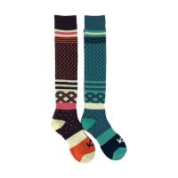 China Print Pattern Women Wool Skiing Knee Warm Long Sports Knitted Socks Thick Sport Socks for sale