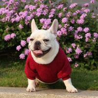 China XS-XXL Solid Color Printed Knit Dog Sweater Winter Warm Luxury Pet Clothes for Outdoor for sale
