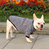 China XS-XXL Solid Color Printed Knit Dog Sweater Winter Warm Luxury Pet Clothes for Outdoor for sale