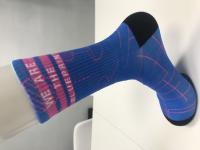 China Comfortable Non-slip Custom Printed Socks Casual Sock Type with 18%polyester Fabric for sale