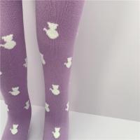 China Baby Girls' Pantyhose Custom Printed Polyester Pile Yarn Tights with Cute Designs for sale