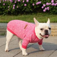 China Knitted Puppy Clothes Solid Pattern Polyester Material for Your Four-Legged Companion for sale