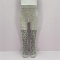 China Autumn Girls Non-Slip Knitted Tight Pants Comfortable Thick Warm Baby Tights for sale