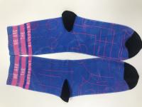 China Men's 360 Seamless Fashion 3D Printed Socks Breathable and Sweat Wicking Comfortable for sale