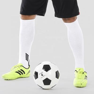 China Kids Knee High Polyamide Football Socks with Cushioned Design and Non Slip Bottom for sale