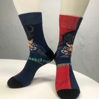China Print Logo Designer Cotton Customized Sweat-Absorbent Cycling Sports Socks for sale
