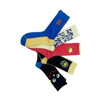 China Breathable Winter Slouch Cotton Embroidery Socks For Women 7 Days Lead Time Support for sale