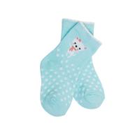 China Gray Safe Non-slip Socks for Children Winter Season Cartoon Beauty Kids Socks for sale