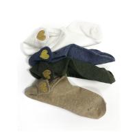 China Weaving method Knitted Anti-Slip Women Crew Socks 60% Cotton Breathable Comfortable Daily for sale