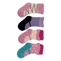 China Soft and Durable Ruffle Socks for Infant Baby Girl in Princess Shoe Shape 12-24M Size for sale