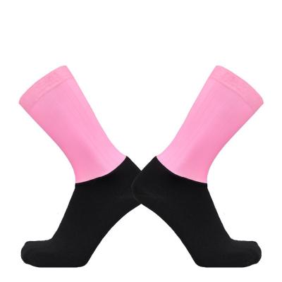 China Polyamide and Spandex Anti Slip Aero Cycling Compression Socks for sale